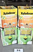 2 verfspuiten XYLADECOR Spray & braush | Appelboomonline.be