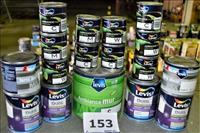 17 potten diverse verven LEVIS | Appelboomonline.be