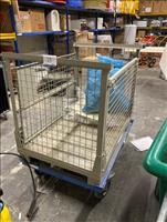 stalen container op verrijdbaar onderstel | Appelboomonline.be