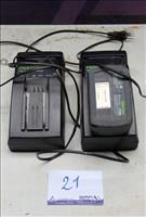 2 opladers plus batterij FESTOOL | Appelboomonline.be