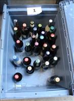 plm 30 div flesjes bier wo LEFFE, enz, zonder de pvc bak ...