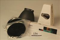 ELINCHROM accessoires, wo Snoot Reflector &Grid, Umbrella Shallow, kap ...